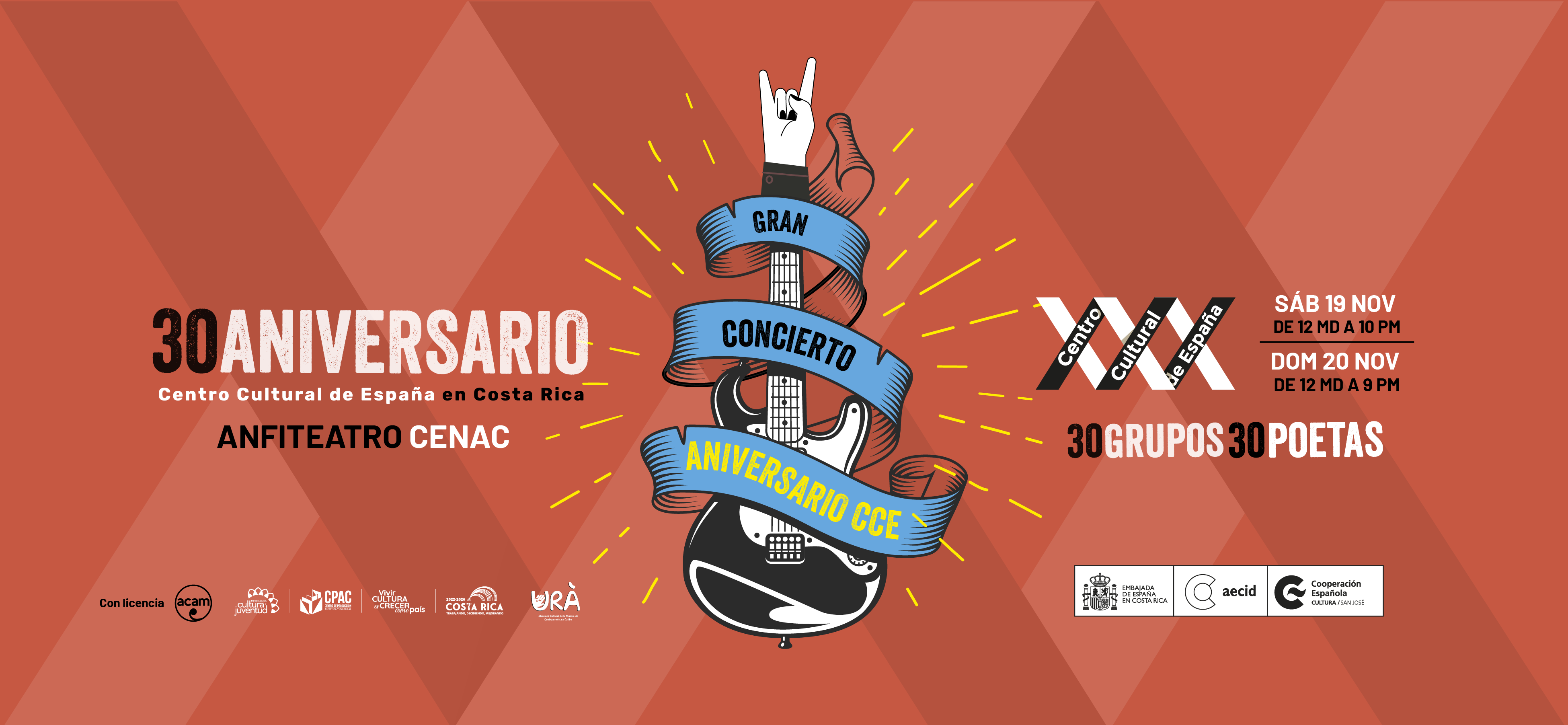 30 Aniversario, 30 Grupos, 30 Poetas - CCECR